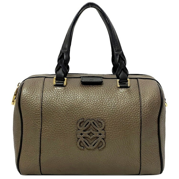 Loewe | Bags | Loewe Boston Bag Fusta 25 Bronze Brown 3626f27 Leather ...